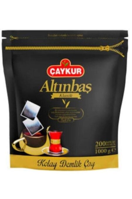 Çaykur Altınbaş Klasik Siyah Demlik Poşet Çay 200lü x 5 gr 6 Paket ...